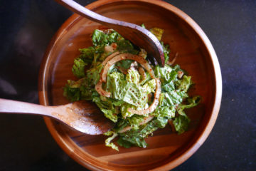 Korean Lettuce Salad (Romaine Sangchu Geotjeori) - Carving A Journey